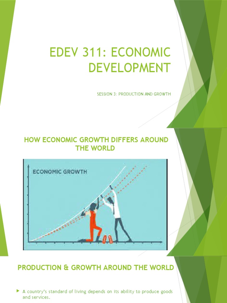 Economic Growth | PDF | Factors Of Production | Economic Growth