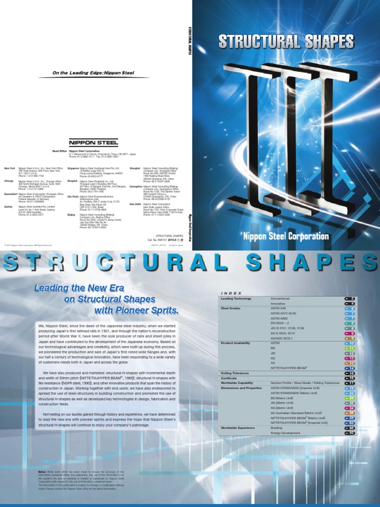 Structural Shapes | PDF | Rolling (Metalworking) | Strength Of Materials