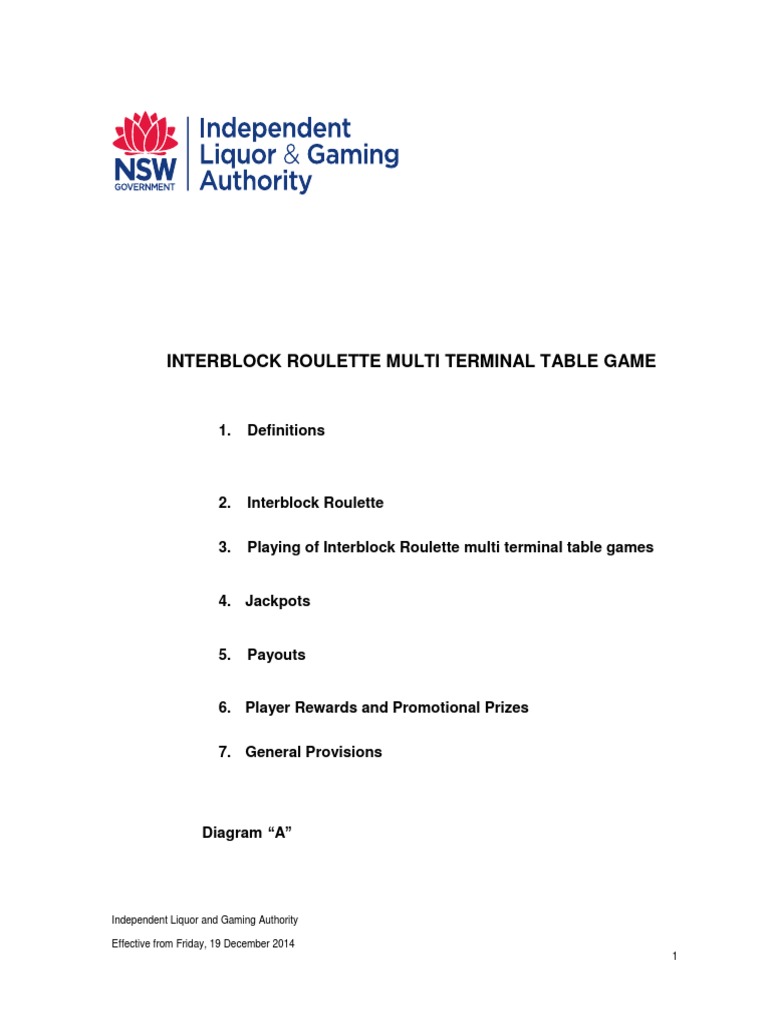 Interblock Roulette 19 December 2014 PDF | PDF | Roulette | Gambling