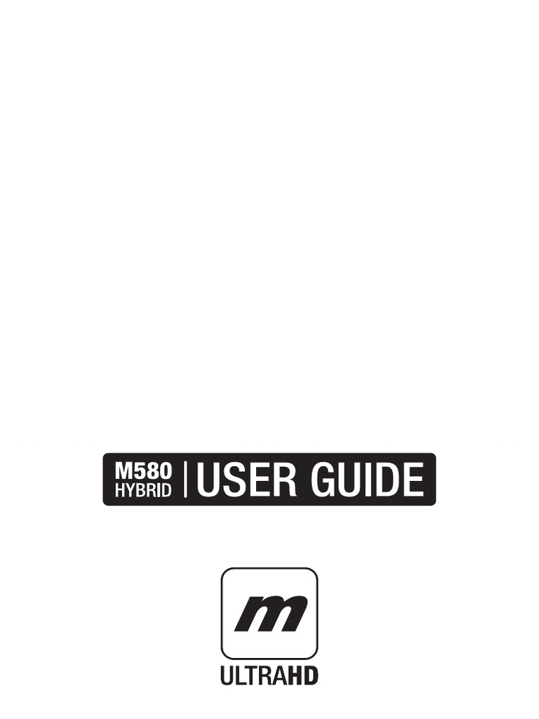 User Guide - M580 | PDF | Set Top Box | Hdmi