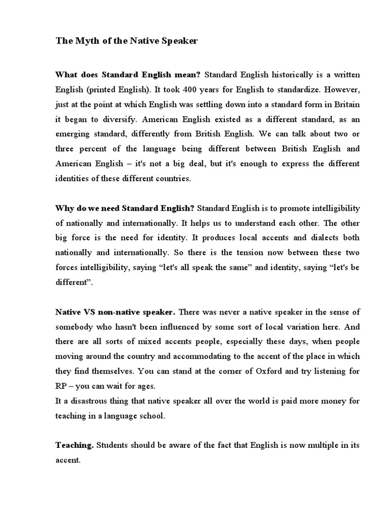 David Crystal - Main Ideas | PDF | Accent (Sociolinguistics) | English ...
