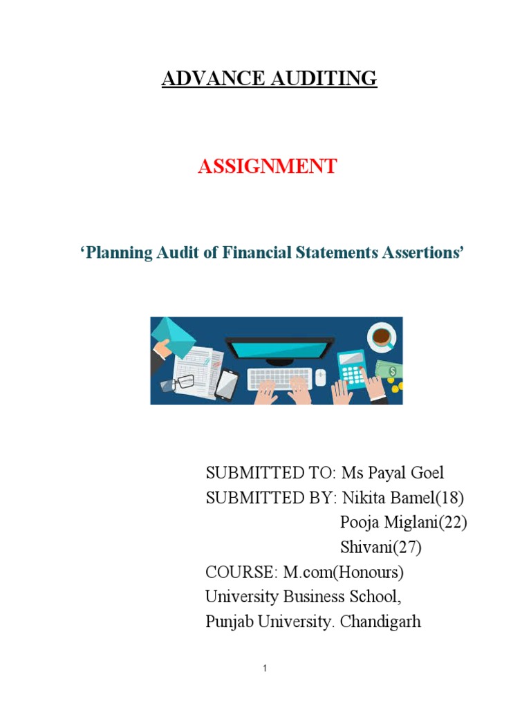 Financial Statement Assertions... Auditing Ass. (Nikita, Pooja, Shivani ...