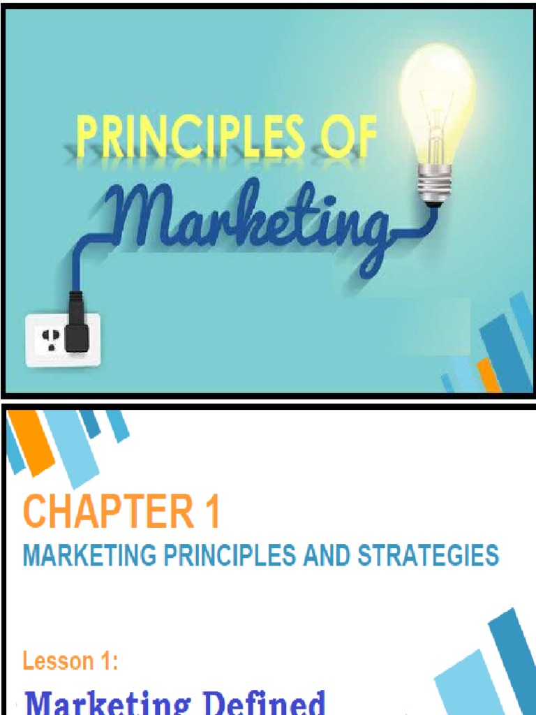 CH 1 Lesson 1 Marketing Defined | PDF