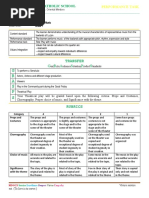 Rubrics in Folk Dance | PDF