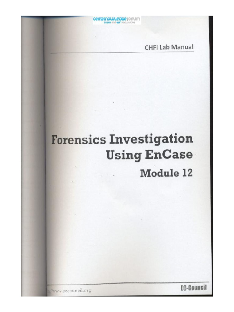Lab - Forensic Investigation Using EnCase | PDF