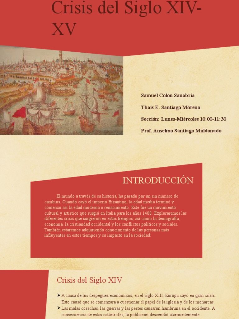 Crisis Del Siglo XIV-XV | PDF | Reino de inglaterra | Renacimiento