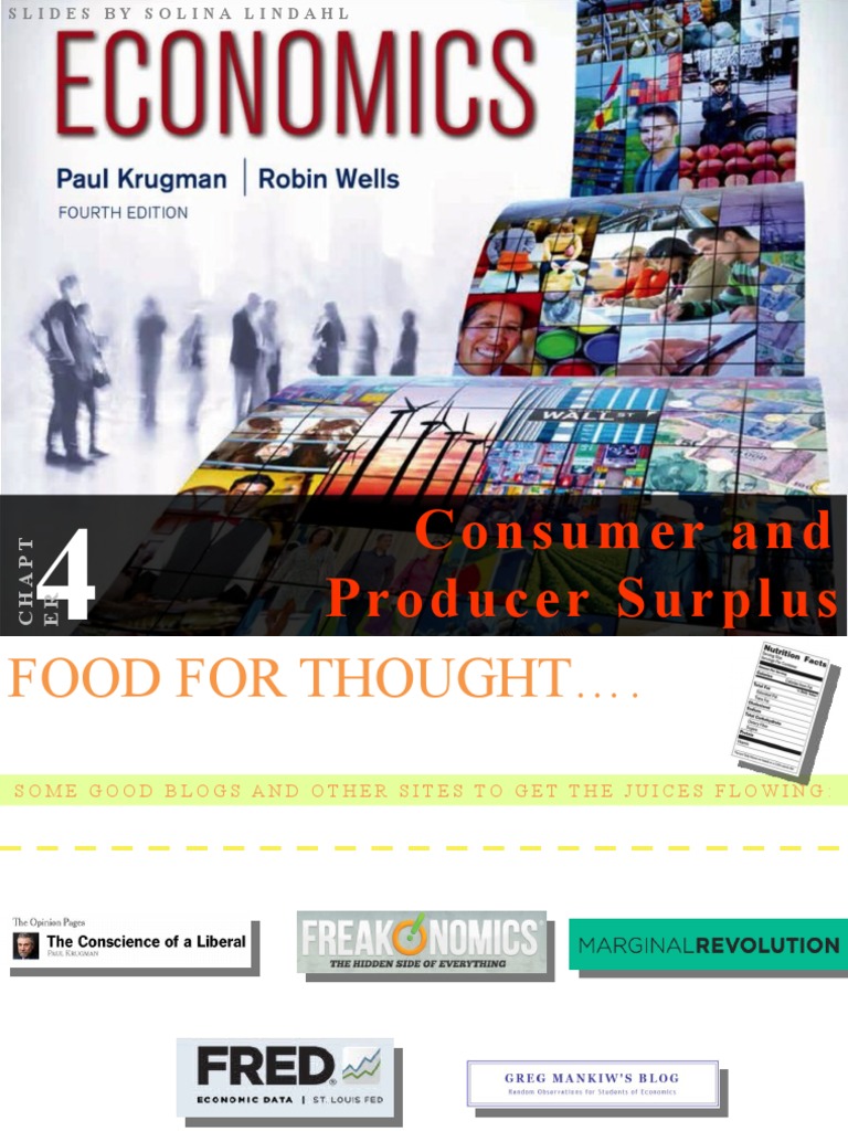 Consumer and Producer Surplus | PDF | Economic Surplus | Market (Economics)