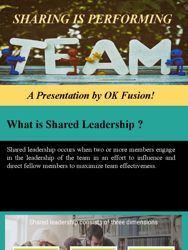 Shared Leadership in Organizations | PDF | Leadership | Action (Philosophy)