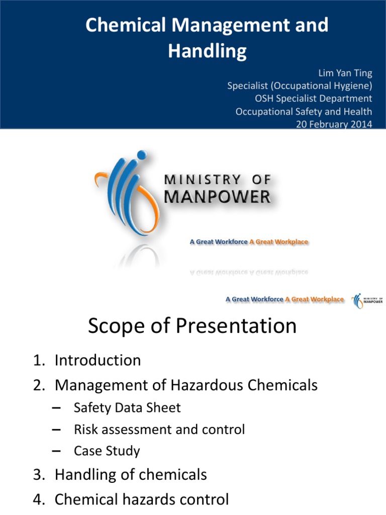 Item 2 - Chemical Management and Handling | PDF | Dangerous Goods ...