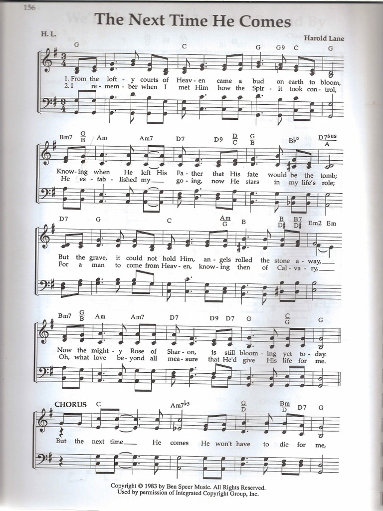 172 - The Next Time He Comes | PDF