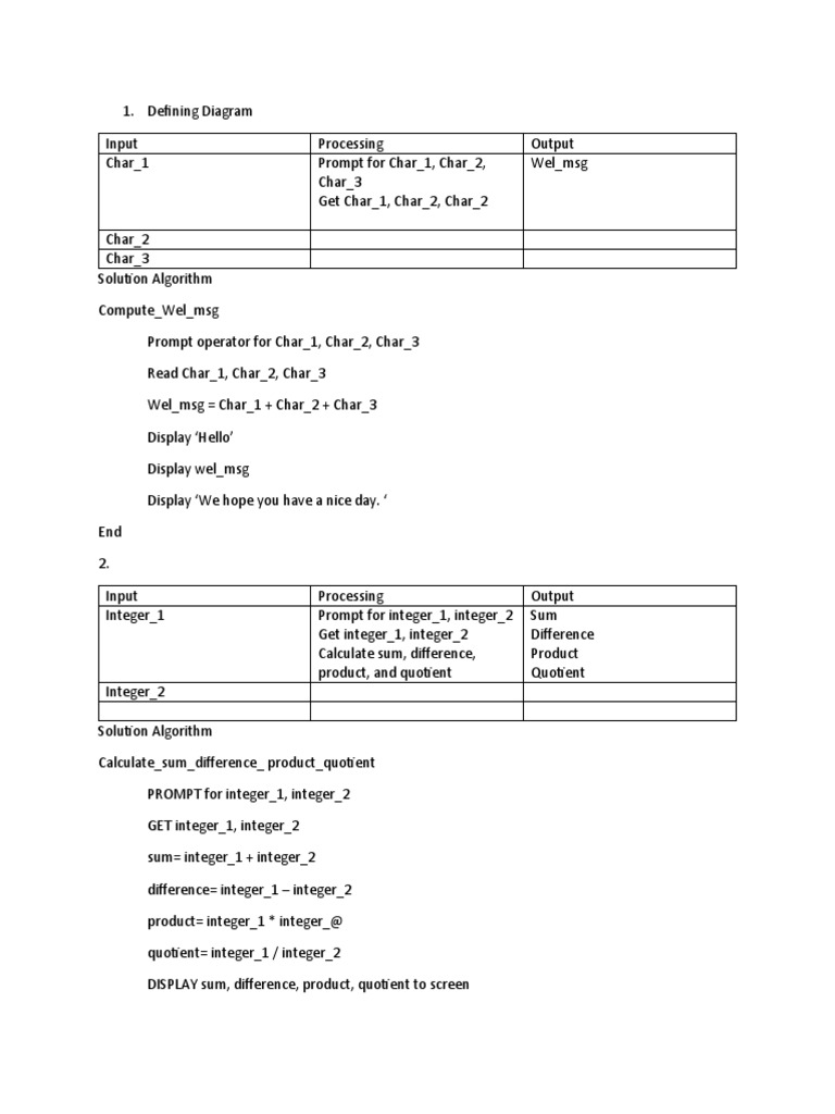 Chapter 3 EOC Problems | PDF | Algorithms | Integer
