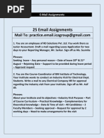 Versant English Test Sample Email Writing | PDF | Business