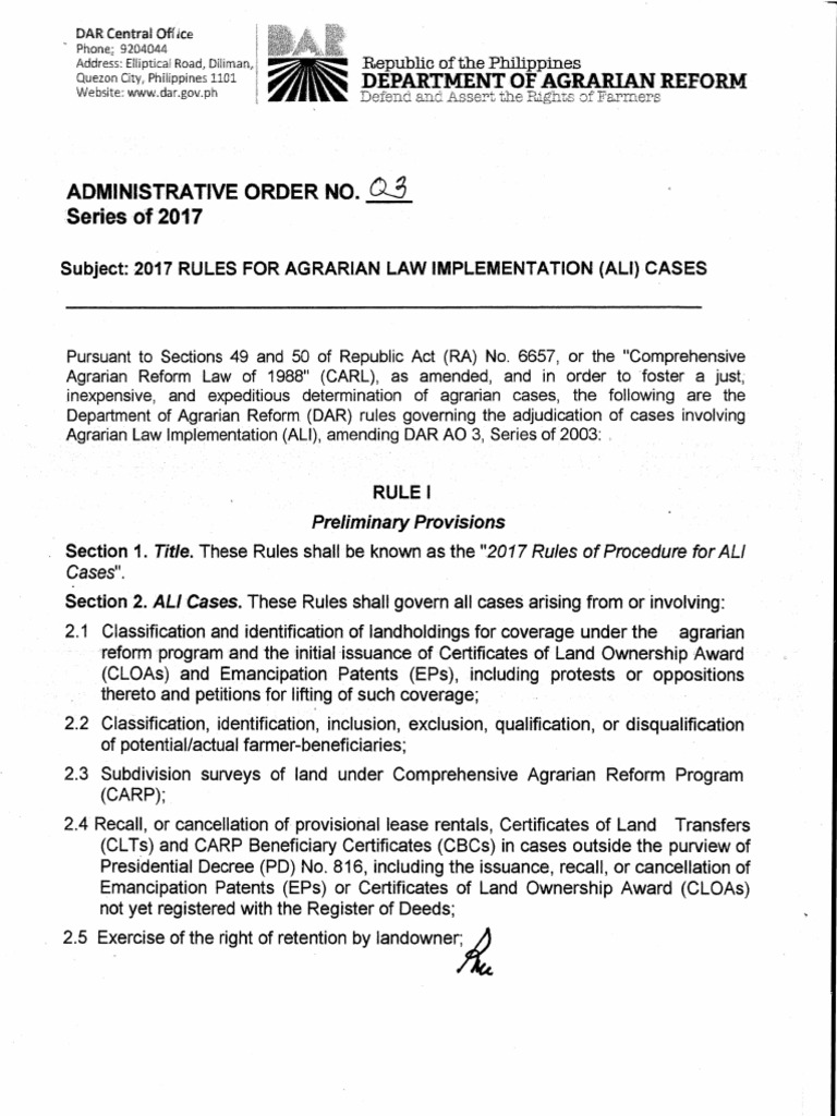 Ao 2017 03 | PDF | Jurisdiction | Common Law