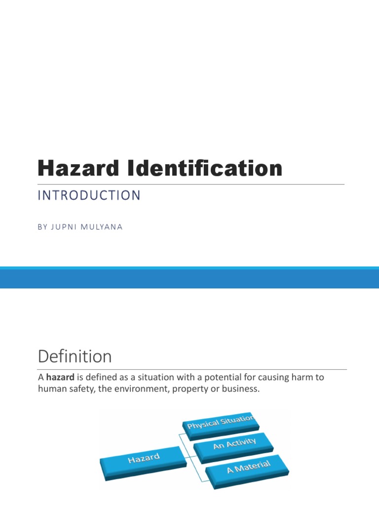 HAZID - Introduction | PDF | Hazards | Risk Assessment