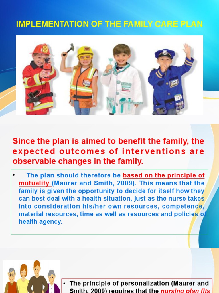 Implementation of The Family Care Plan | PDF | Nursing | Goal