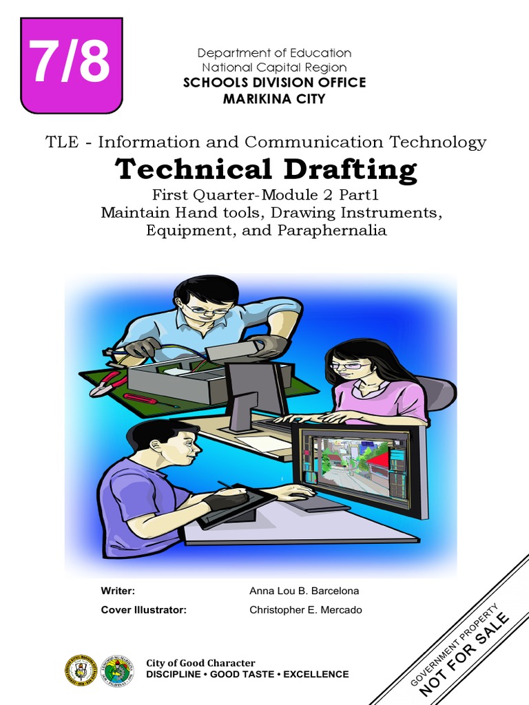 Tletechdrafting-Grade7-8-Qtr1-Module2part1 (Without Edits) PDF | PDF