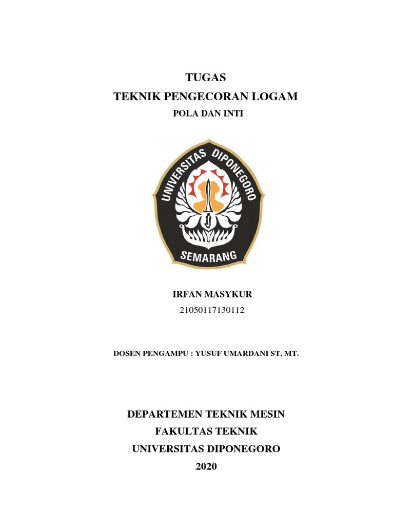 Fungsi dan Jenis Pola Pengecoran Logam | PDF