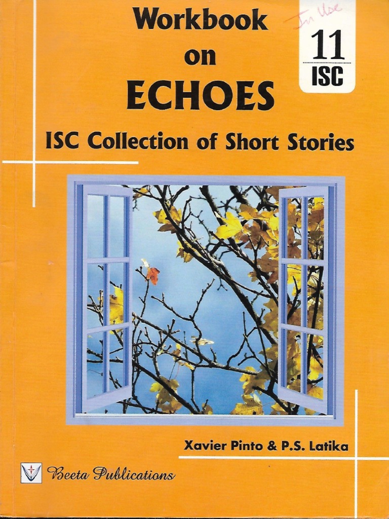 Workbook On Echoes ISC Collection Of Short Stories PDF