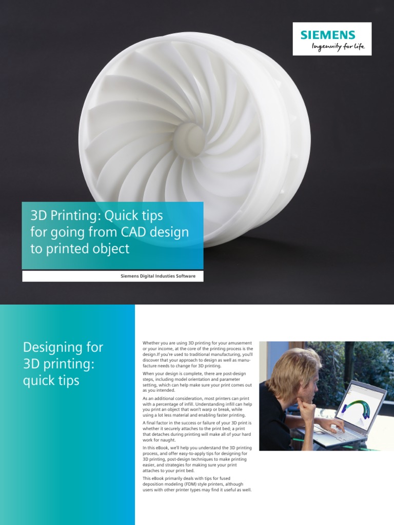 3D Printing: Quick Tips For Going From CAD Design To Printed Object ...