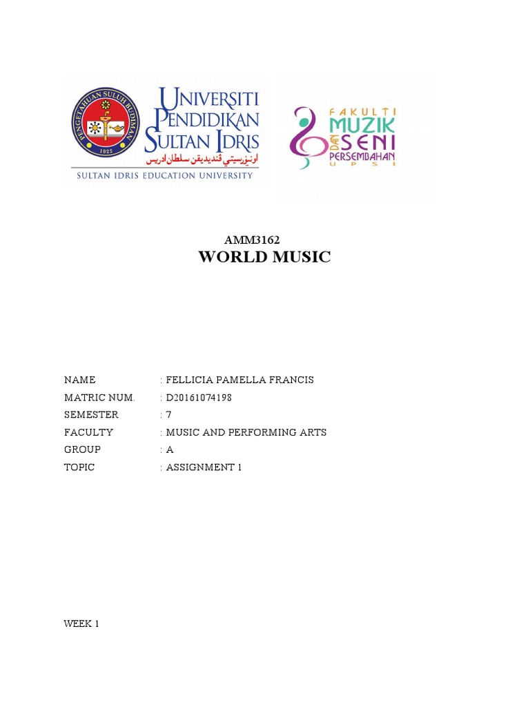 Exploring World Music Traditions: A Comparative Analysis of Musical ...