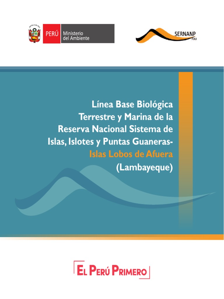Línea Base Biológica Terrestre y Marina de La Reserva Nacional Sistema ...