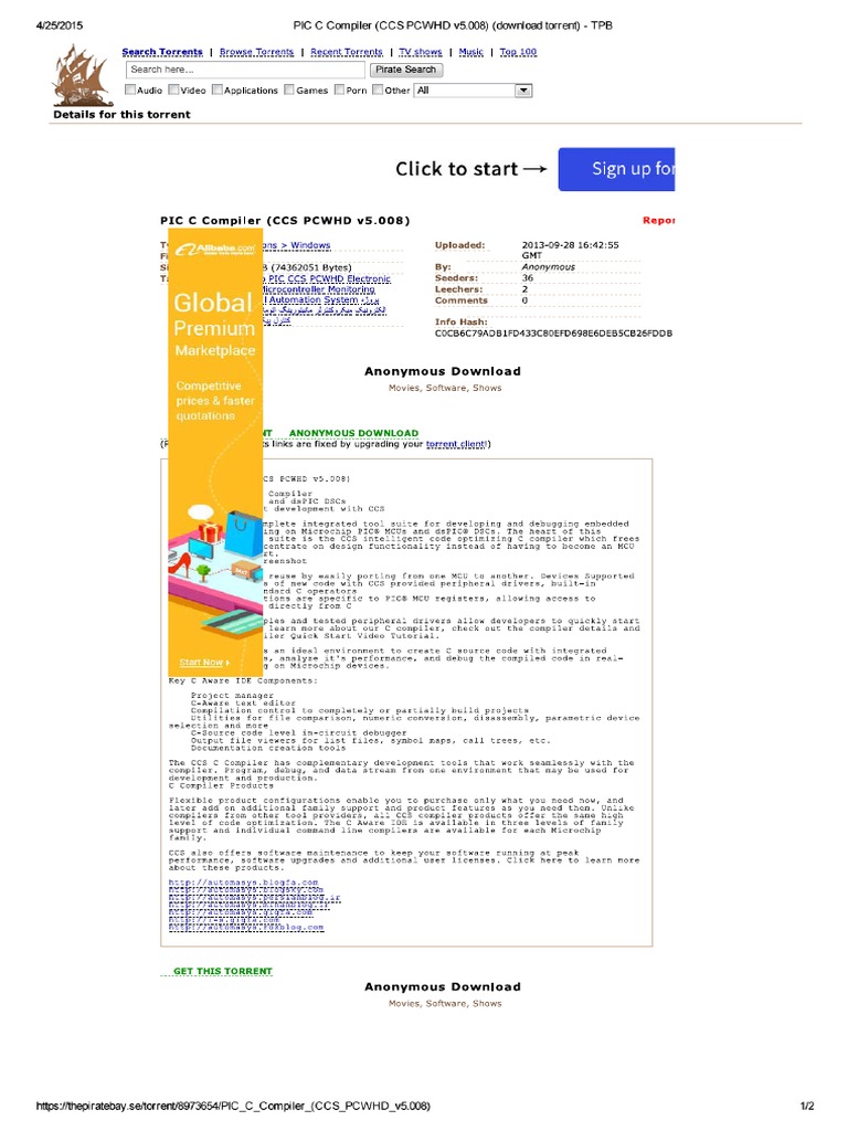 PIC C Compiler (CCS PCWH.. | PDF