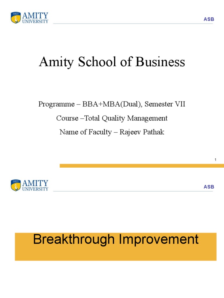 Breakthrough Improvement | PDF | Benchmarking | Accountability