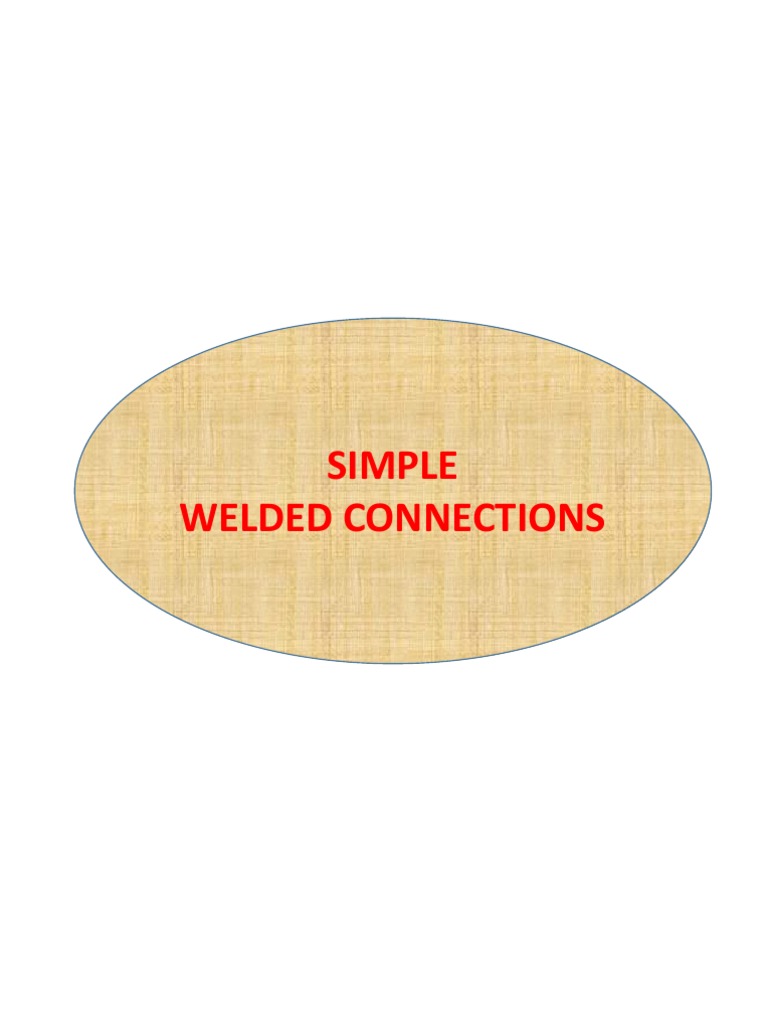 Welding Connection | PDF | Welding | Construction