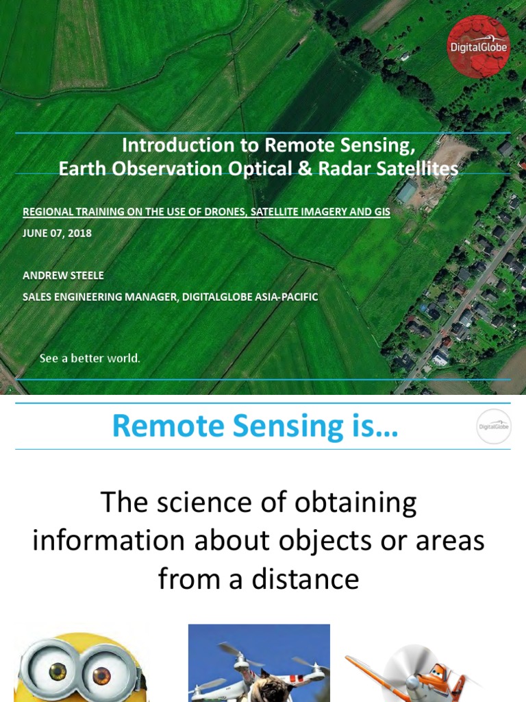 01 - Introduction To Satellite Remote Sensing, Earth Observation ...