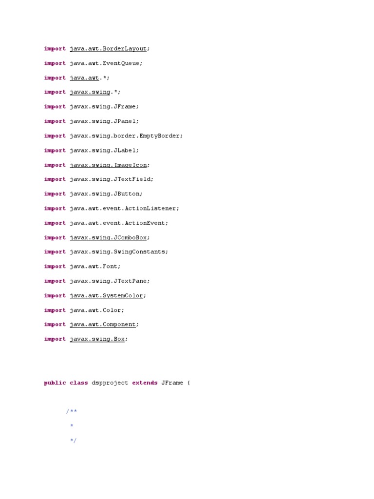 DSP Final Submission Program | PDF | Integer (Computer Science) | Formalism (Deductive)