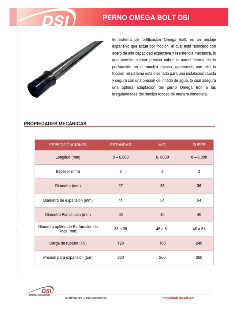 Omega Bolt - 2018 | PDF | Presión | Ingeniería mecánica