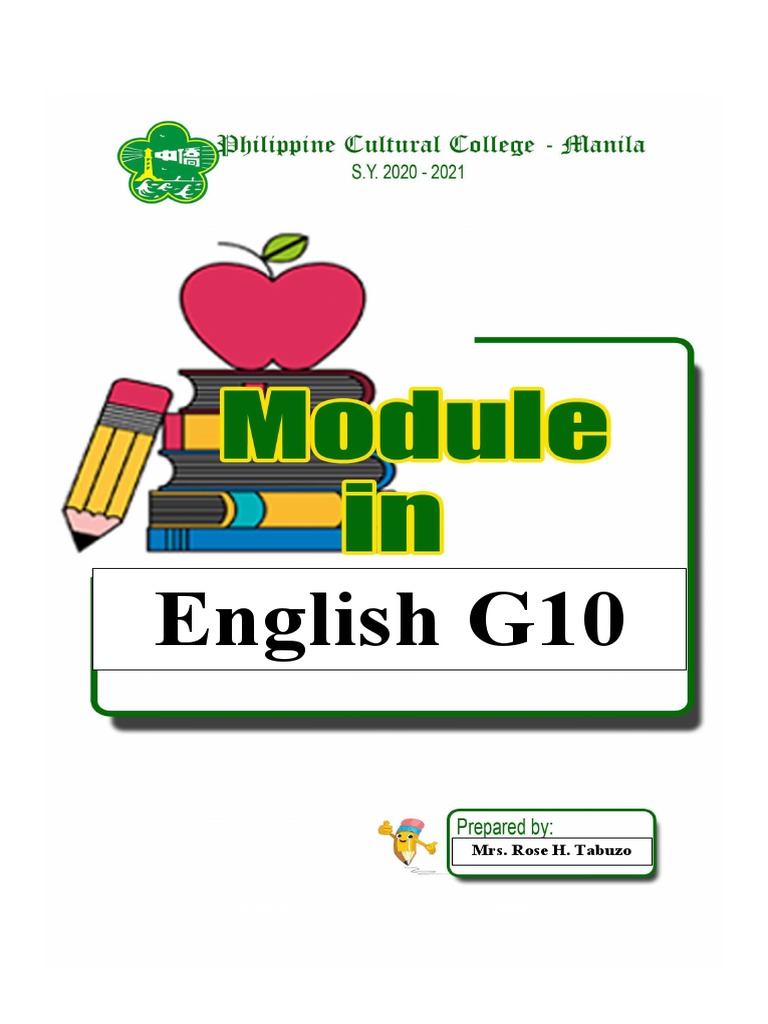 G10 Module 1 | PDF | Phrase | Concept