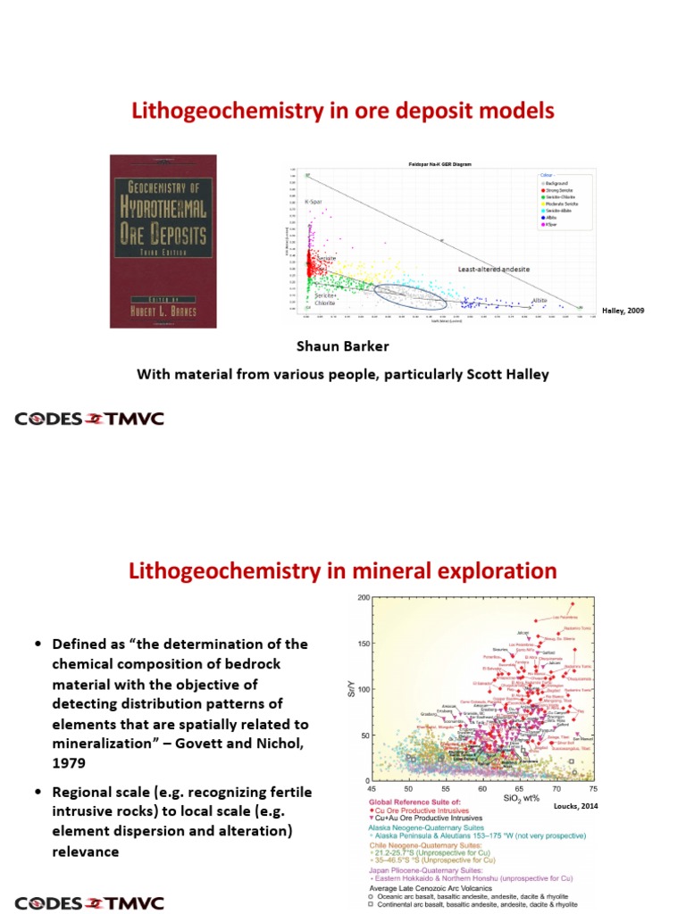 Lithogeochemistry in ODMs | PDF | Chemistry | Physical Sciences