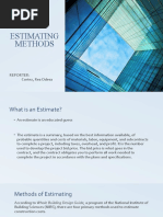 Estimating Formats Csi Masterformat | PDF | Specification (Technical ...