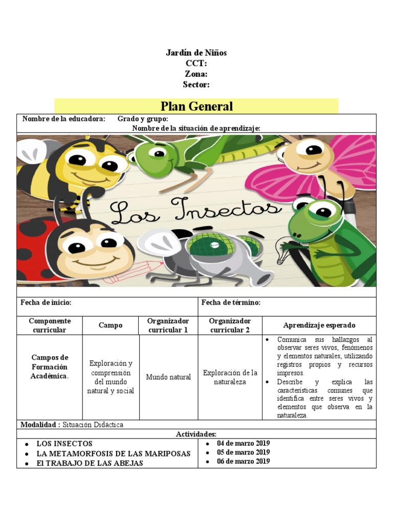 Actividades de Insectos para Preescolar | PDF | Hormiga | Insectos