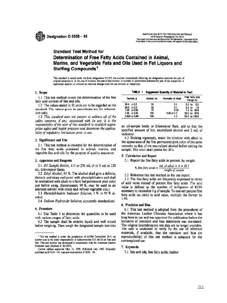 Astm D5555 PDF | PDF