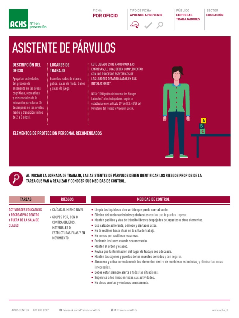 Asistente de Parvulos V1 | PDF | Educación de la primera infancia | Educación avanzada