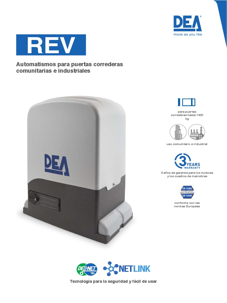 Brochure Motor DEA REV | PDF | Equipo | Bienes manufacturados