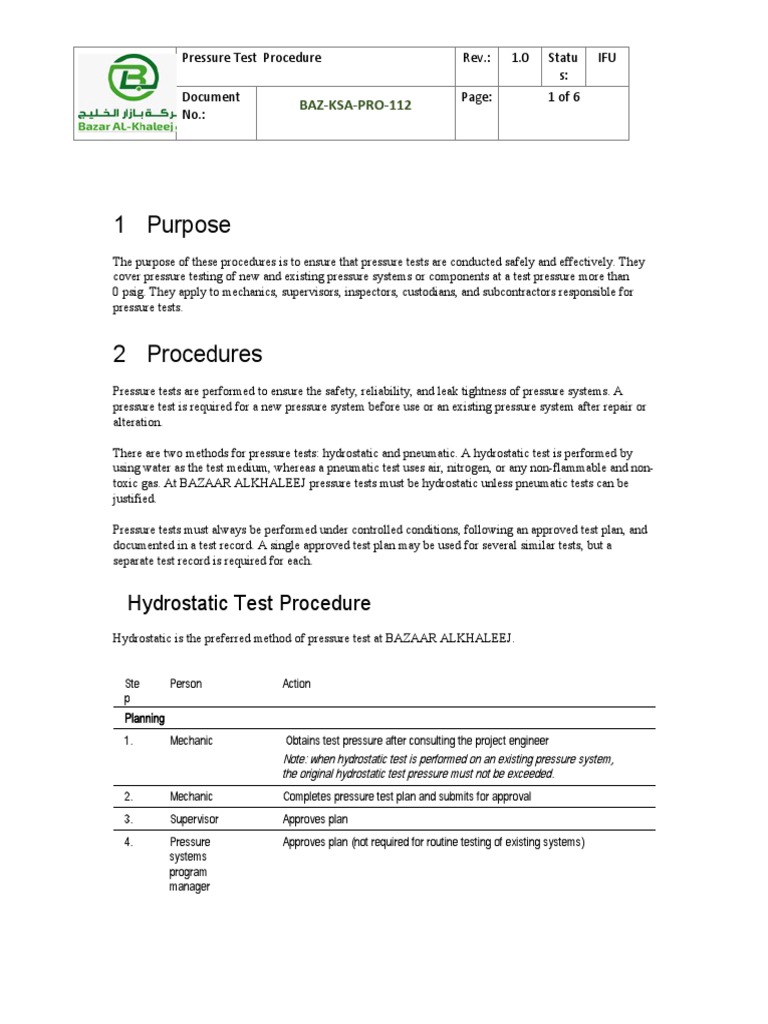 Pressure Testing Guide for Technicians | PDF | Pressure | Leak