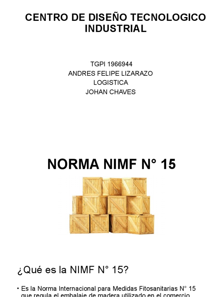 Norma Nimf #15 | PDF | Agricultura | Naturaleza