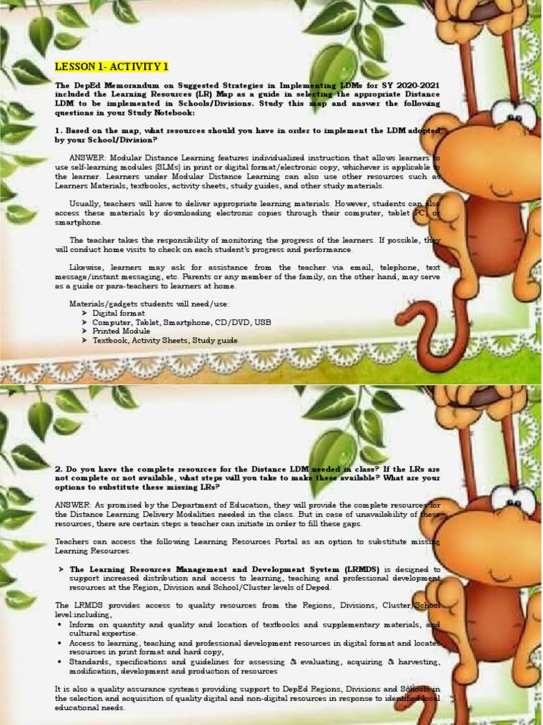 MODULE 3B Kathlea | PDF | Distance Education | Learning