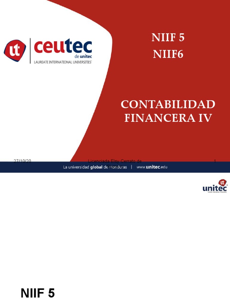 Niif 5 y Niif 6 | PDF | normas internacionales de INFORMACION ...