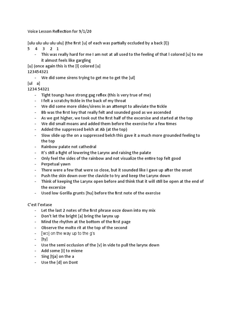 Developing Techniques for an Extended Upper Range Through Vocal ...