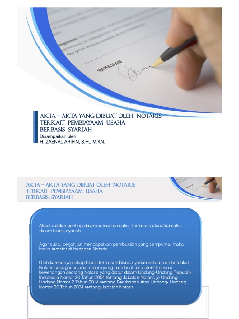 Akta - Akta Yang Dibuat Oleh Notaris PDF | PDF