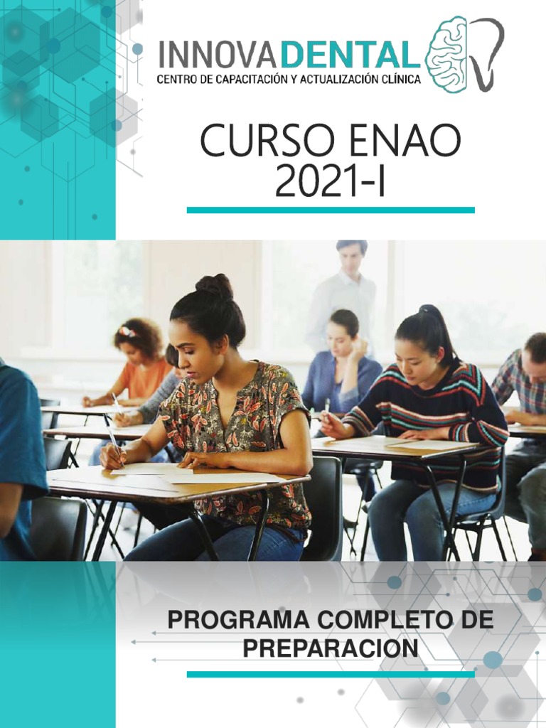 Brochure-Preparación Enao 2021-I | PDF | Odontología | Doctorado