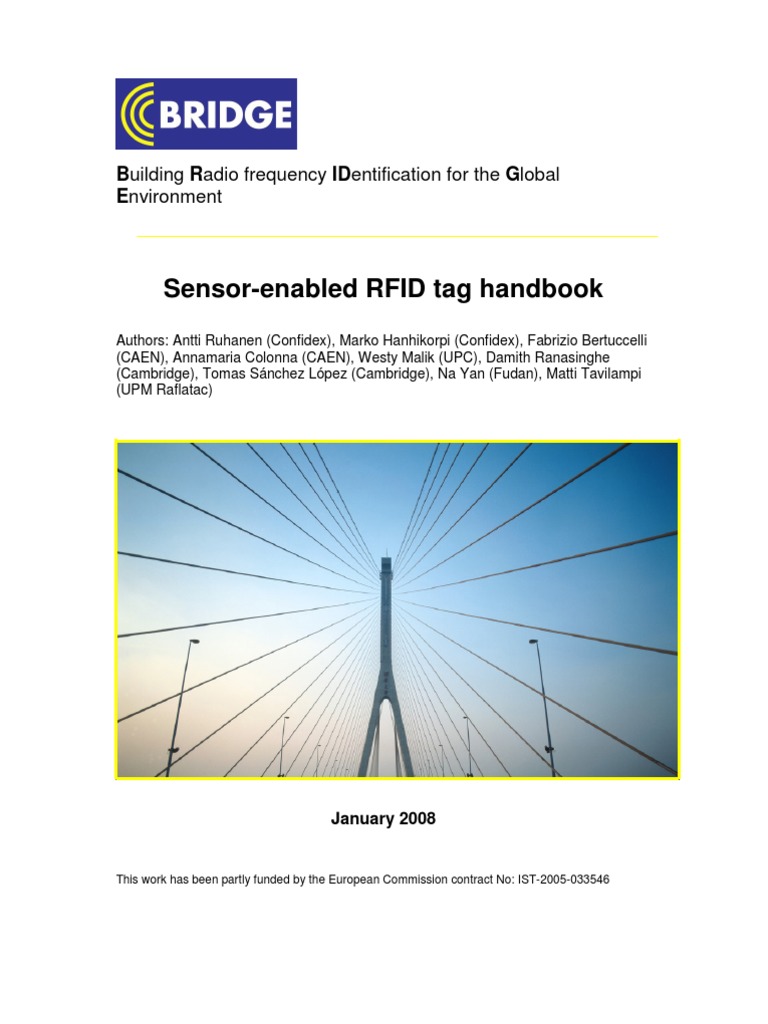 Bridge Wp01 Rfid Tag Handbook | PDF | Radio Frequency Identification ...