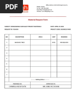 Labour Request Form | PDF