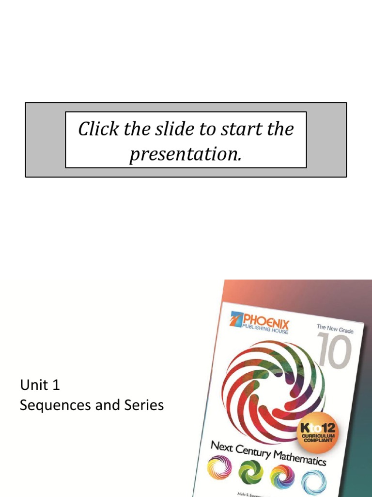 NCM 10 Lesson 1 SEQUENCE | PDF