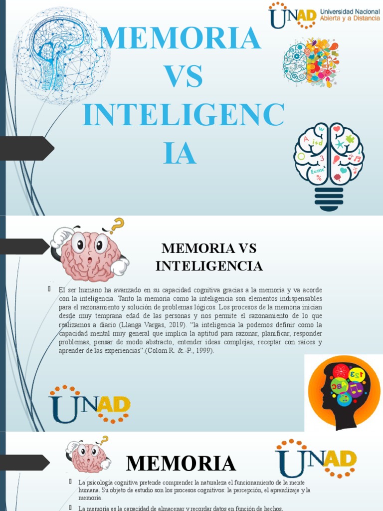 Memoria VS Inteligencia | PDF | Memoria | Inteligencia