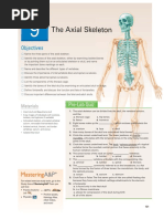 Unlabeled Axial Skeleton Overview | PDF | Skull | Skeletal System